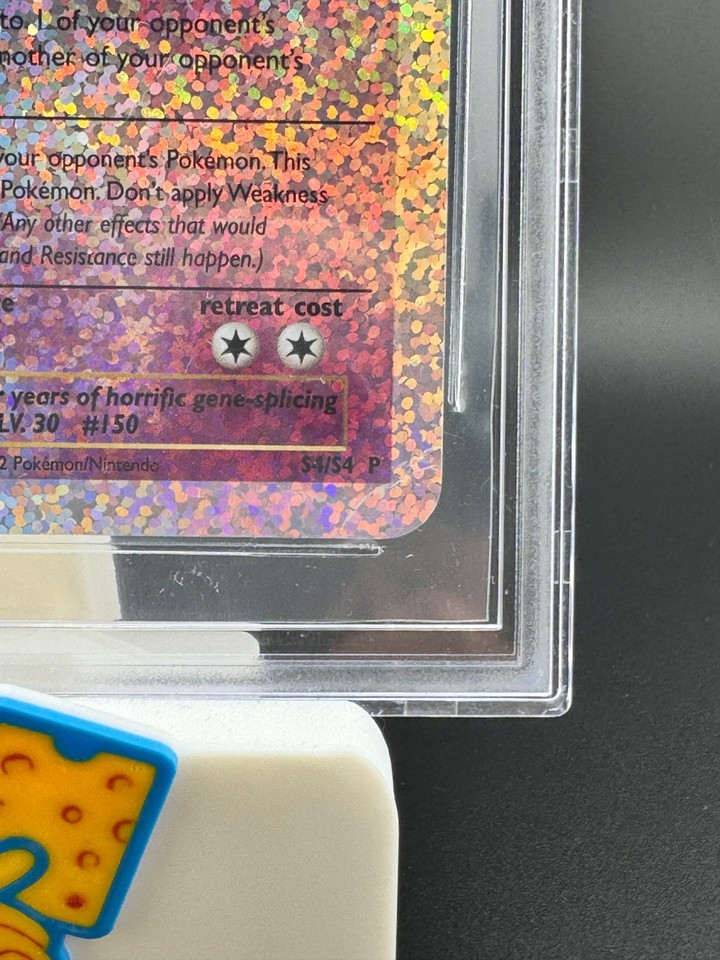 2002 Pokémon Legendary Collection Box Topper #S4 Mewtwo BGS 5 / PSA 5 ...