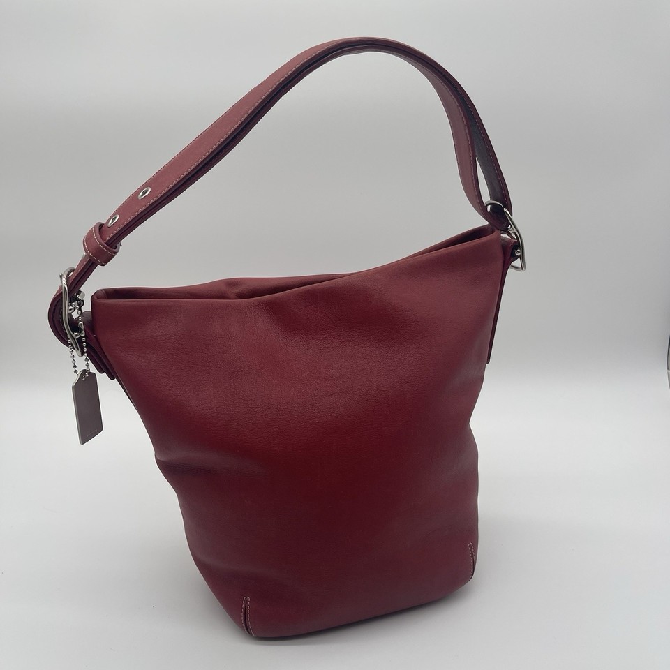 Coach vintage Legacy Soho Red Leather Bucket Duffle Shoulder Bag # 9186 ...