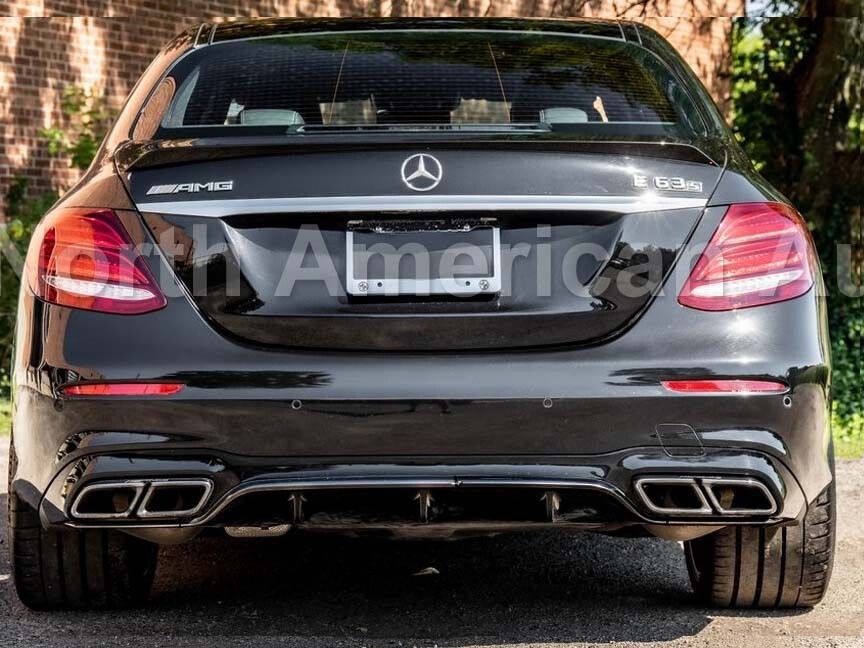 E63 Diffuser & Muffler Tips Exhaust AMG E550 E350 Sedan Only 2017 2018 ...