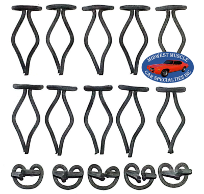 Ford Lincoln Mercury Body Belt Vinyl Top Moulding Molding Trim Clips ...