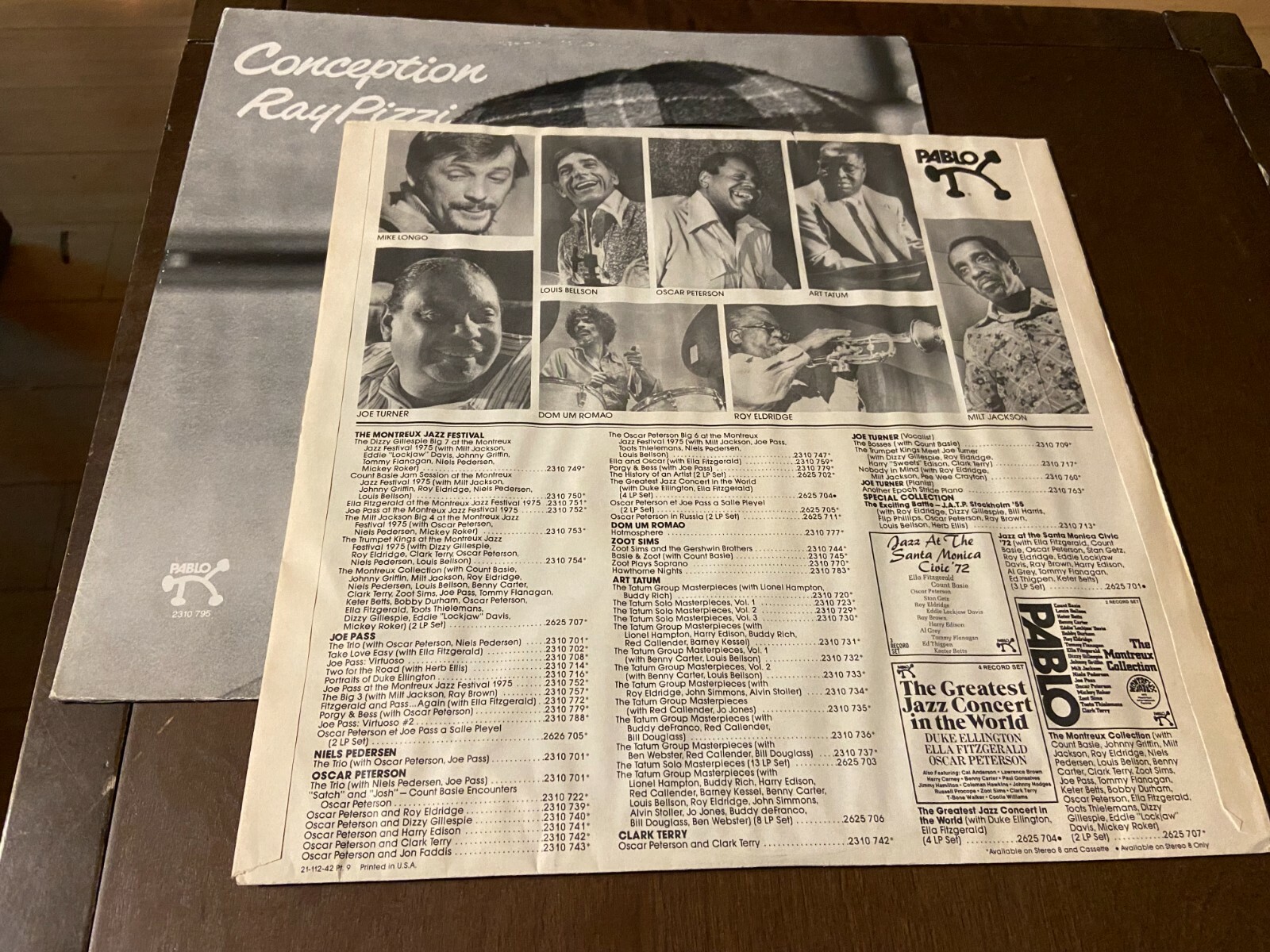 Ray Pizzi~Conception~EX~Concord Jazz INNER~Post Bop Jazz Rock Fusion ...