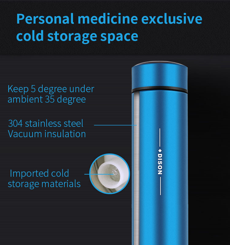 Insulin Cooler Box Diabetic Medicine Cooler Bag Travel Portable Insulin ...