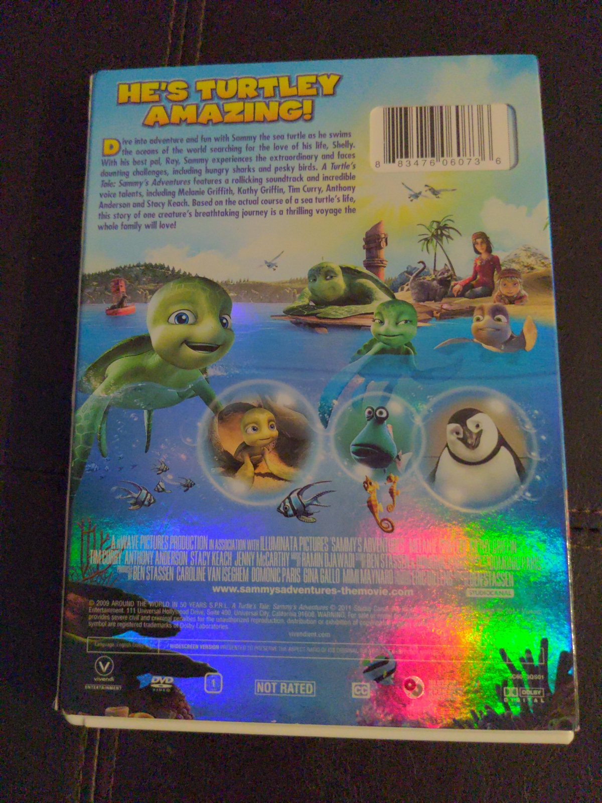 A Turtle's Tale Sammy's Adventure DVD with slipcover - Tim Curry ...