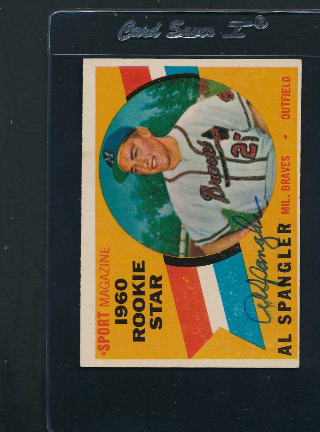 1960 Topps #143 Al Spangler Braves Signed Auto *B3927 | eBay