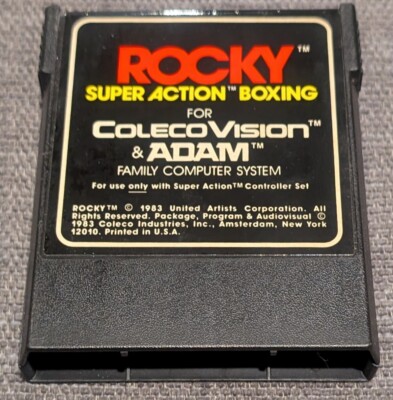 1983 Rocky Colecovision, Cartridge ONLY, Cleaned, Tested | eBay
