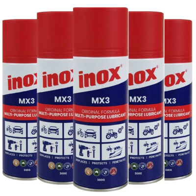 Inox MX3 Super Lubricant 300g x8 (Original Formula) | Lubricant Aerosol ...