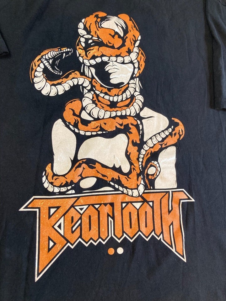 BEARTOOTH Band REDBULL Records Hardcore Rock T-Shirt Size X Large XL ...
