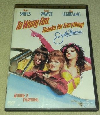 To Wong Foo Thanks for Everything Julie DVD RARE oop Patrick Swayze ...