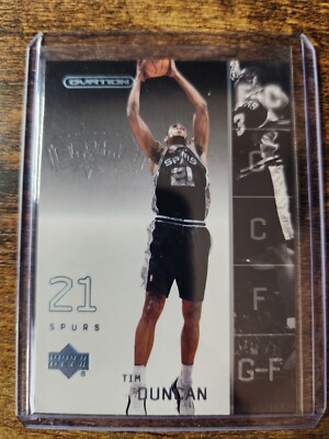 2002-03 Upper Deck Ovation Tim Duncan #75 San Antonio Spurs HOF MVP All ...