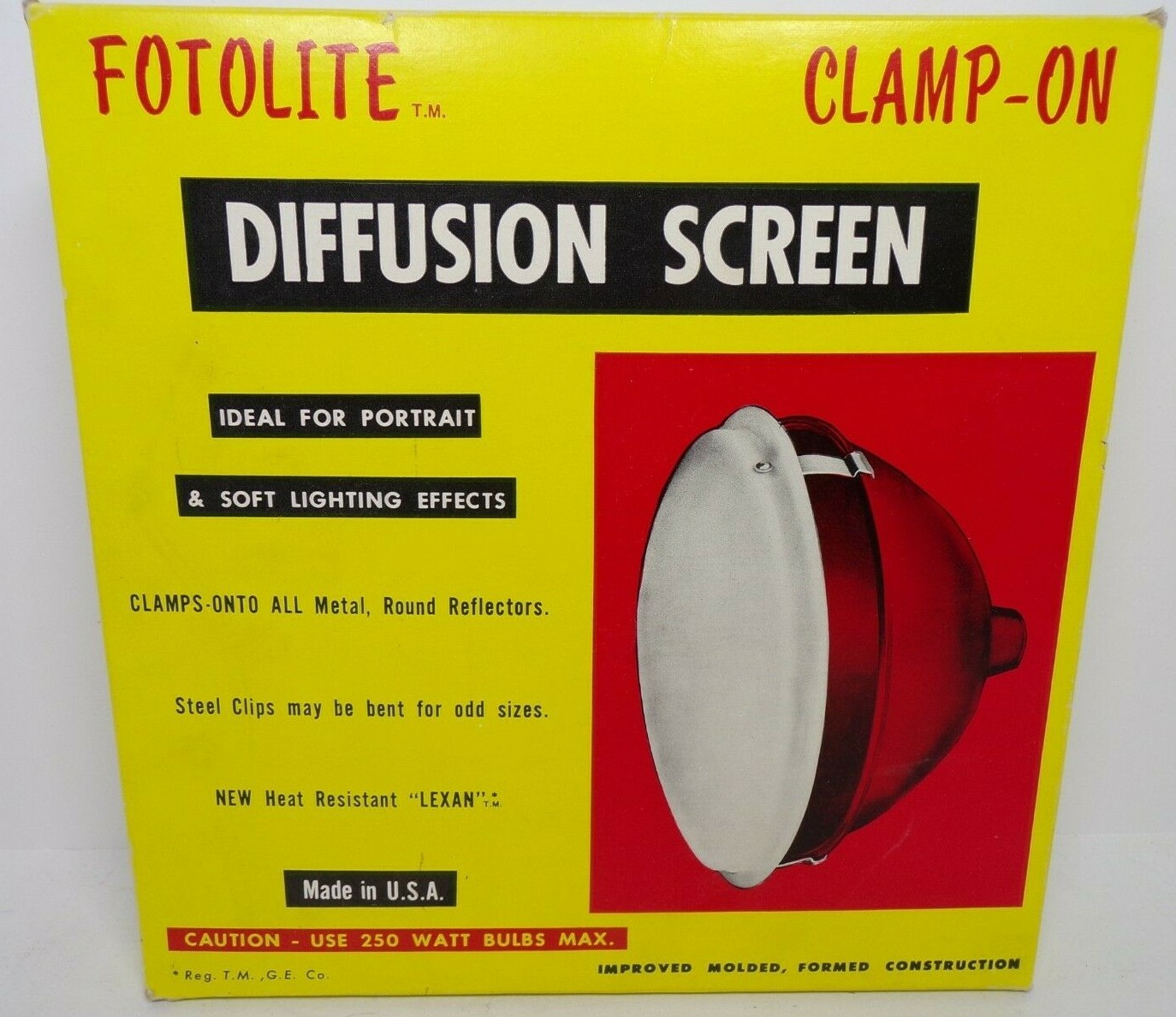 Fotolite 10 Inch Clamp On Diffusion Screen - Testrite Instrument - New ...