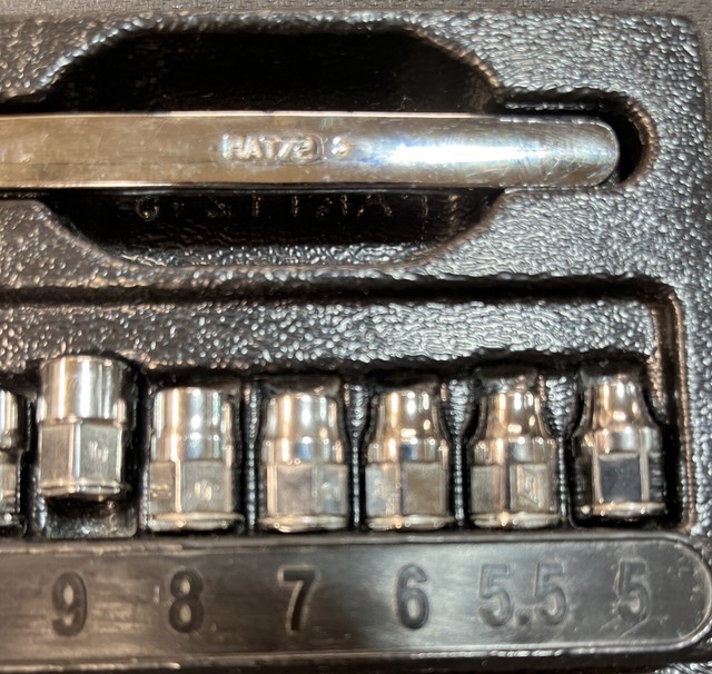 Snap-on 112RTSMA 12 PC Low Profile Metric Socket & Ratchet Set 6 Point ...