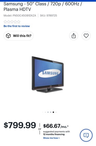 Samsung - 50" Class / 720p / 600Hz / Plasma HDTV | eBay