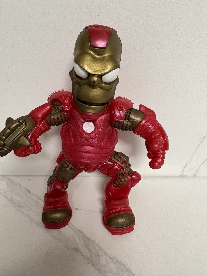 Custom Homer Parody Iron Man Inspired Figure 7in Handmade Fan Art | eBay