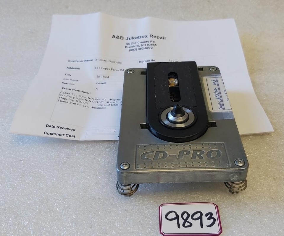ROWE AMI Jukebox CD-PRO Player #9893 - REBUILT by A&B JUKEBOX | eBay