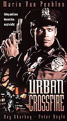 Urban Crossfire VHS Mario Van Peebles, Ray Sharkey, Peter Boyle; Dick ...
