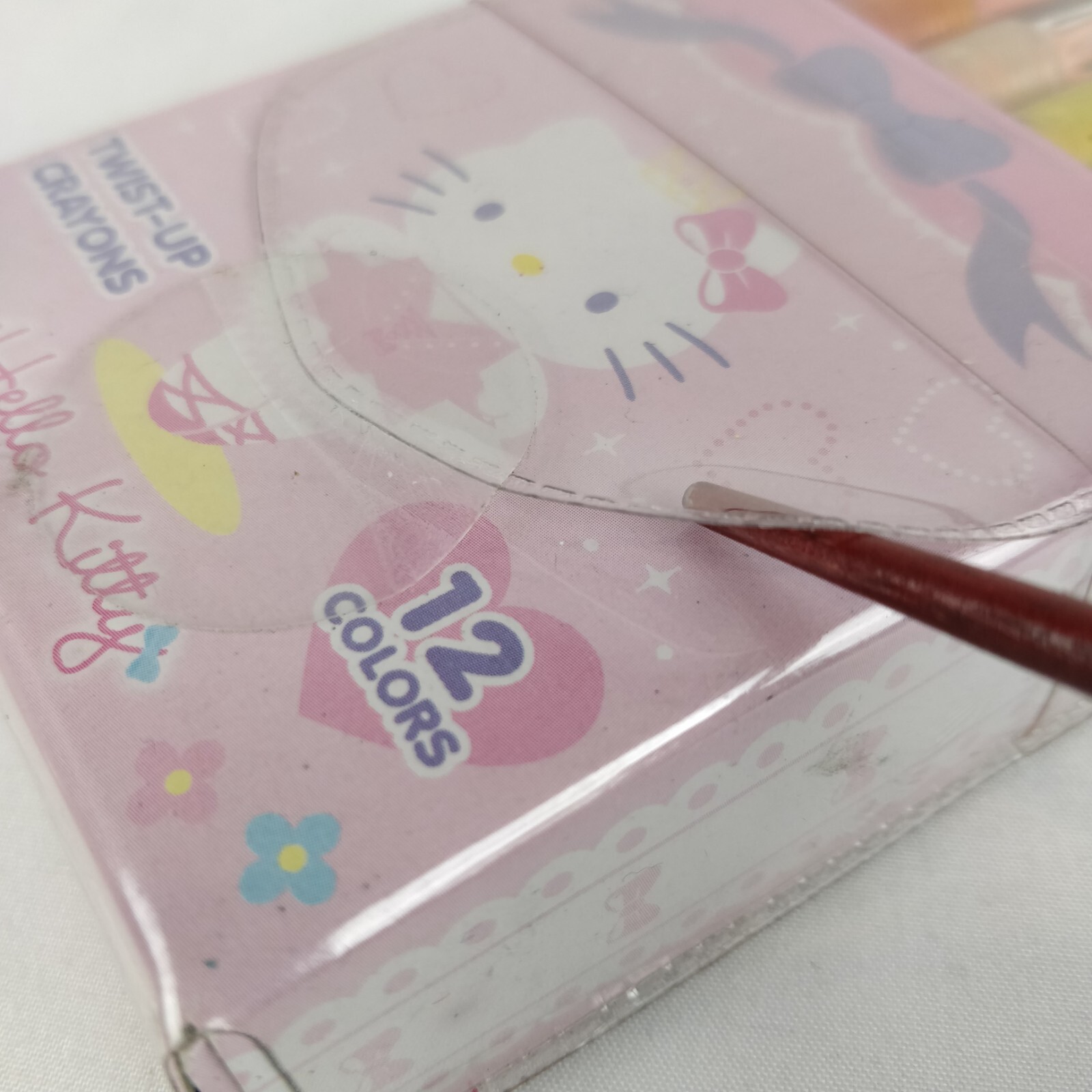 Sanrio Hello Kitty Crayon Set 12 Colors Twist-up 2008 Sealed New | eBay