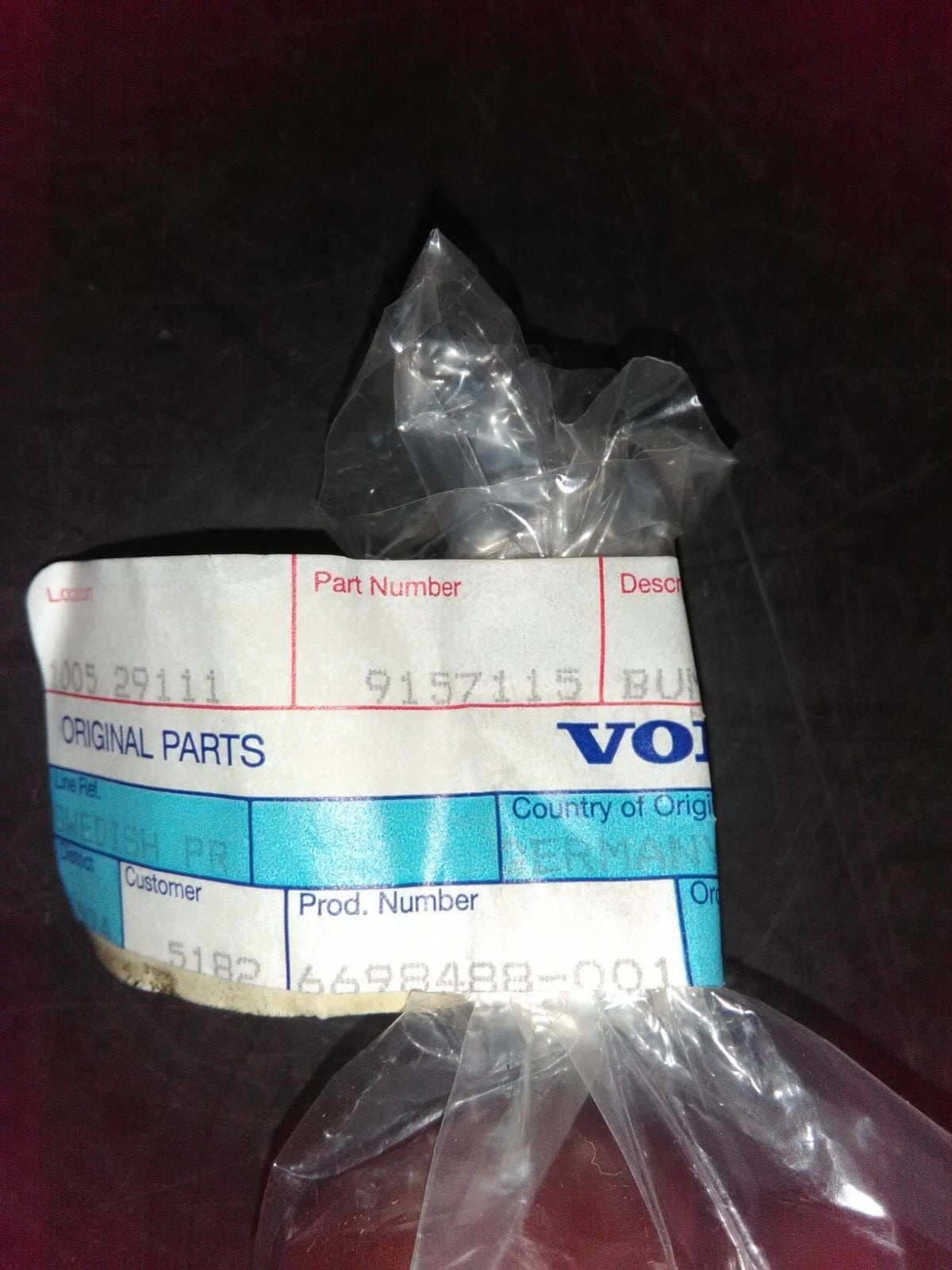 Volvo Rubber Bumper # 9157115 | eBay