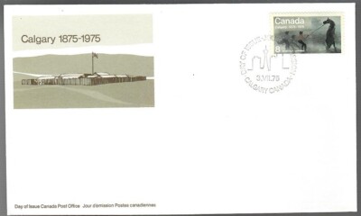 Canada 1975 FDC: 8¢ Calgary Centennial (1875-1975) OFDC -Sc #667 | eBay