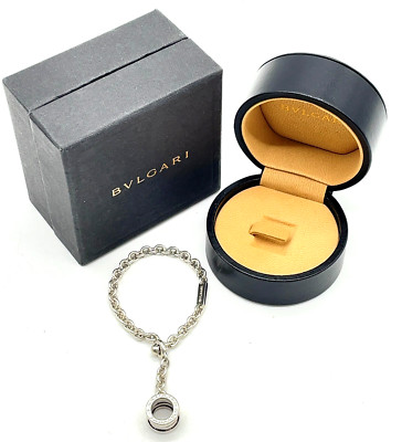 Auth Bvlgari B.zero1 Keychain SV925 16.69 gram Bracelet W/Box SK050224 ...