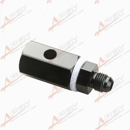 6AN AN6 Fuel Cell Vent Roll Over Valve Mounted Fitting Aluminum Black ...