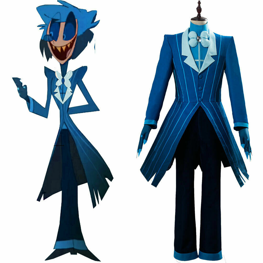 Hazbin Hotel ALASTOR 2P Cosplay Costume Uniform Outfit Jacket Full Set ...