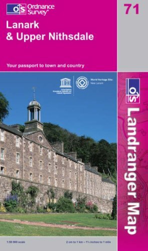 Lanark Upper Nithsdale Map Sanquhar Darvel Ordnance By