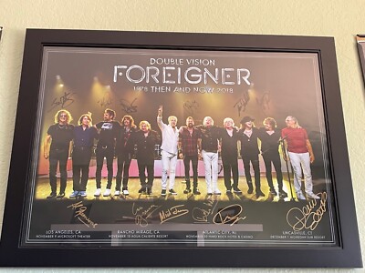 Foreigner Double Vision Then and Now 2018 Tour Poster, NOT FRAMED OR ...