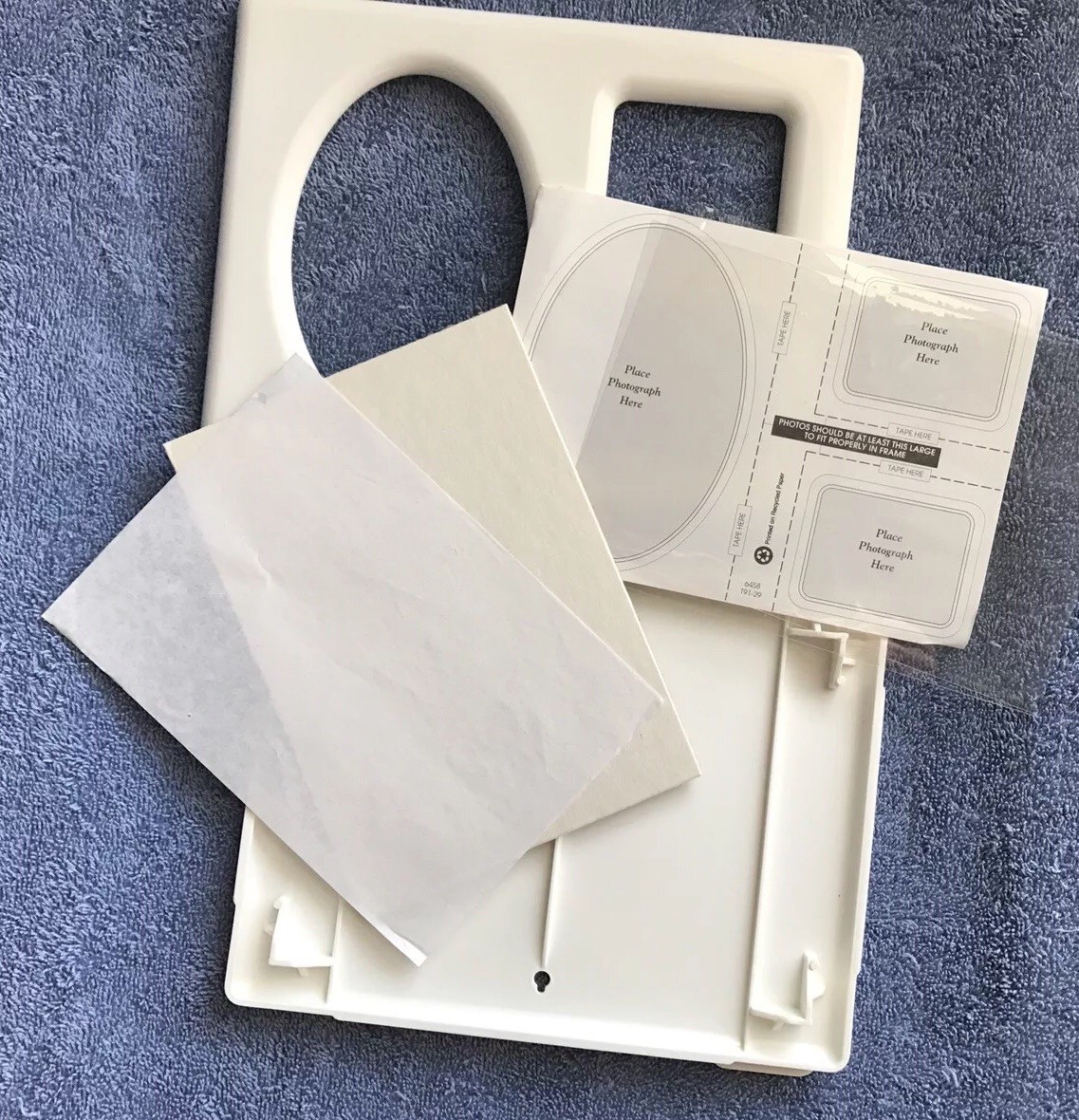 VTG.TUPPERWARE COLLAGE IVORY PICTURE FRAME 8 1/2" X 6 1/2" - RARE-EUC ...