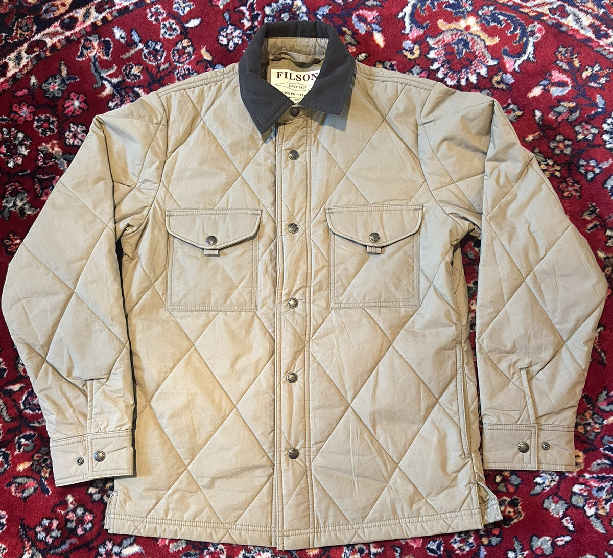Filson Hyder Quilted Jac Primaloft Waxed Jacket Size … - Gem