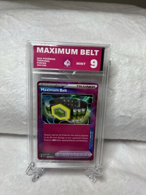 MAXIMUM BELT- 2024 POKEMON TEMPORAL FORCES - ACE MINT 9 - POKEMON TCG ...