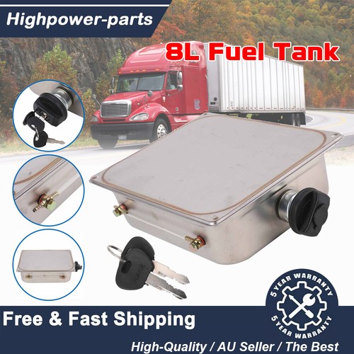 8L Air Diesel Heater Fuel Tank Oil With Lock Stainless Steel For Car ...