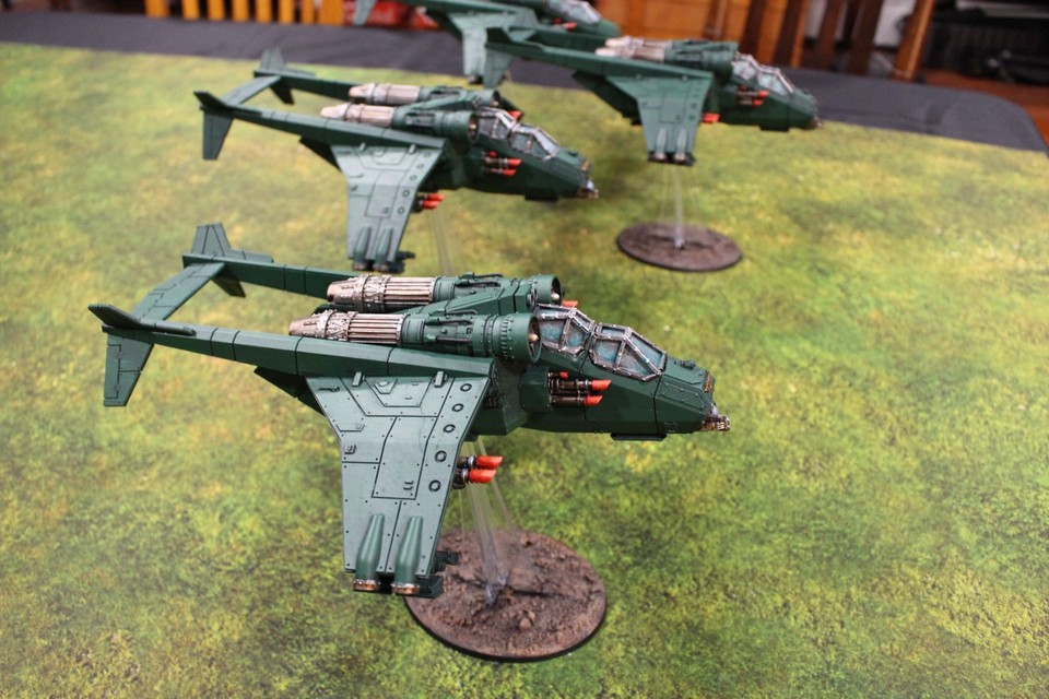 Warhammer 40k Astra Militarum Valkyrie Army Lot Painted | eBay