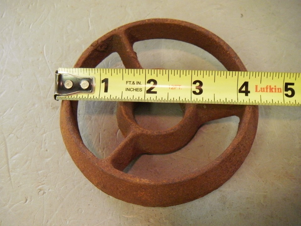 Rusty Cast Iron Steampunk Machine Age Burner Grate Totco Ring Baffle ...