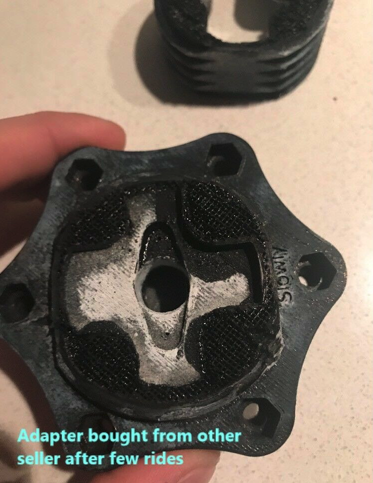 REINFORCED Steering wheel adapter for Thrustmaster TMX/TMX PRO-read ...