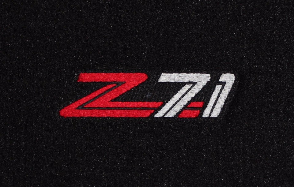 2007-2013 GMC Silverado Crew Cab Floor Mats Black Embroidered Z71 Logo ...