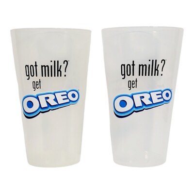 Collector's OREO “Got Milk?” Plastic Drinking Cups From Kroger- New ...