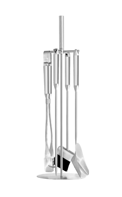 HANSA PREMIUM Fireplace Tools Set (4 parts) & STAINLESS STEEL Handles ...
