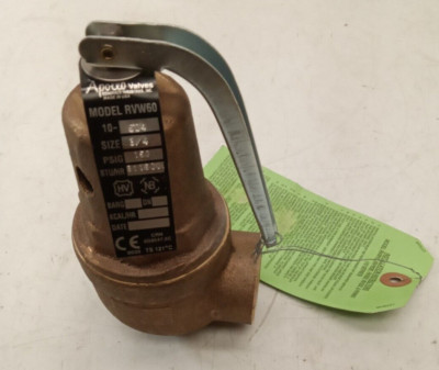 APOLLO RVW60-34150 Safety Relief Valve 3/4 In. 150 psi Bronze | eBay