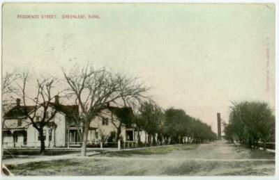 1910 Greenleaf Kansas Residence Street | eBay