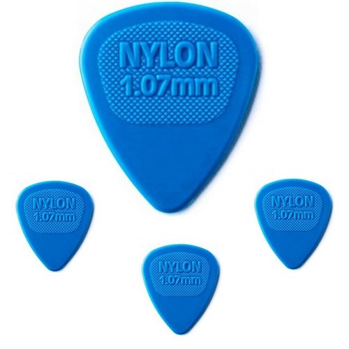 Dunlop Midi Nylon Guitar Picks Blue Gauge 1.07 - 4 picks 43R1.07 ...