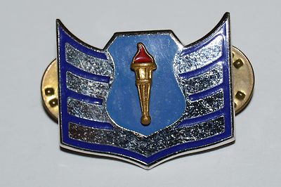 WOW Vintage US Air Force ROTC Staff Sgt insignia. Golden Torch Dual ...