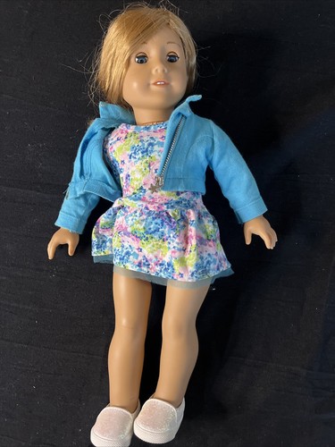 American Girl Doll Truly Me Light Skin Blonde Hair Blue Eyes Retired 63 ...