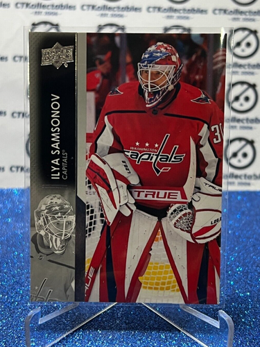 2021-22 UPPER DECK ILYA SAMSONOV # 440 WASHINGTON CAPITALS GOALIE ...