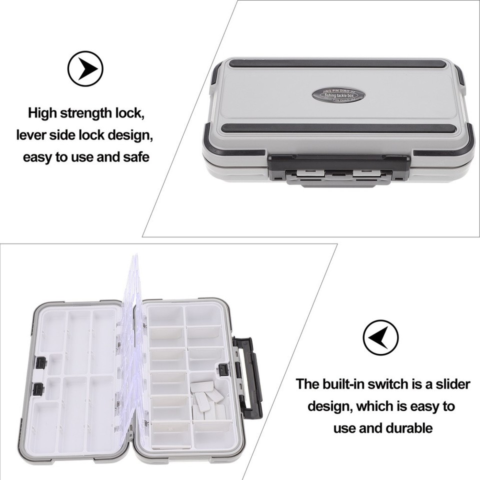 Tiny Parts Storage Empty Enclosure Boxes for Fishing Tackle Container ...