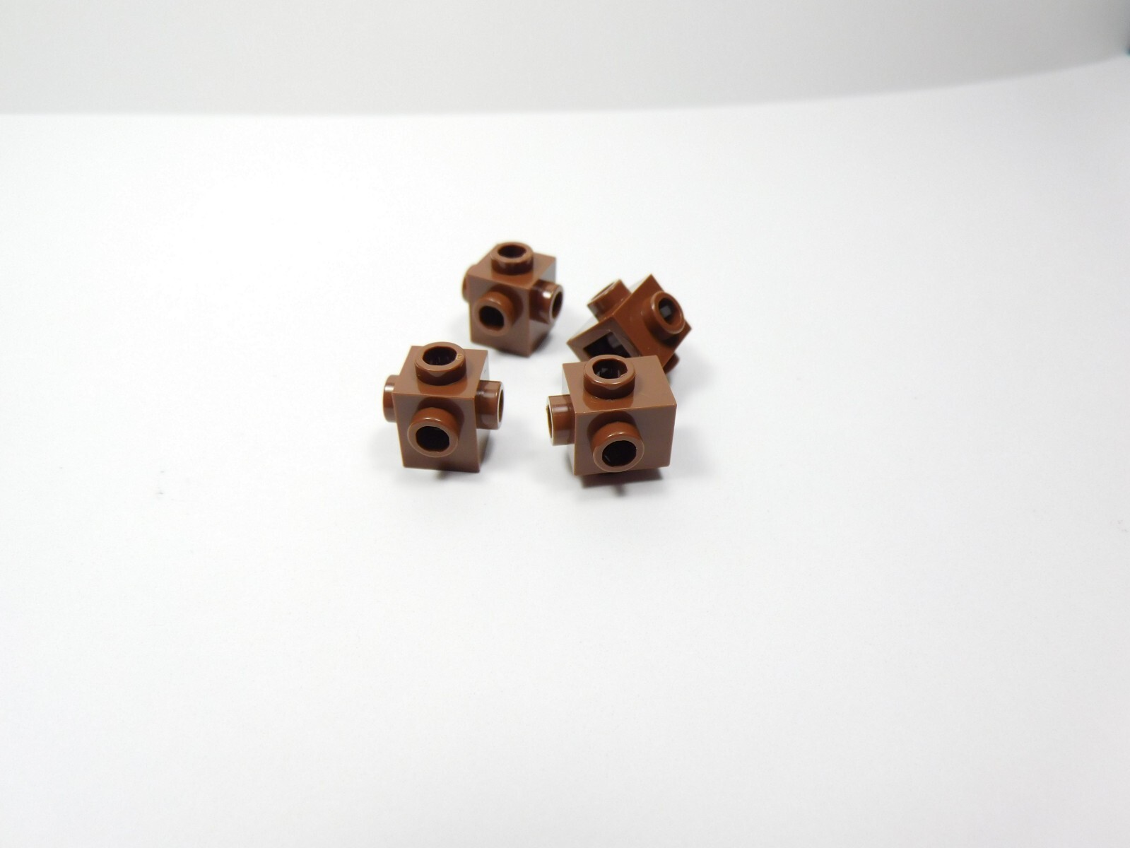 LEGO 4 Reddish Brown 1x1 Modified Bricks w/ 4 Studs H8 | eBay
