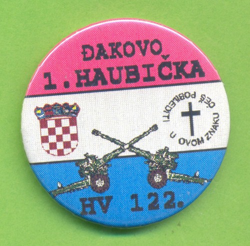 CROATIA ARMY HV 122nd Brigade, 1st ARTILLERY PLATOON, Djakovo RARE ...