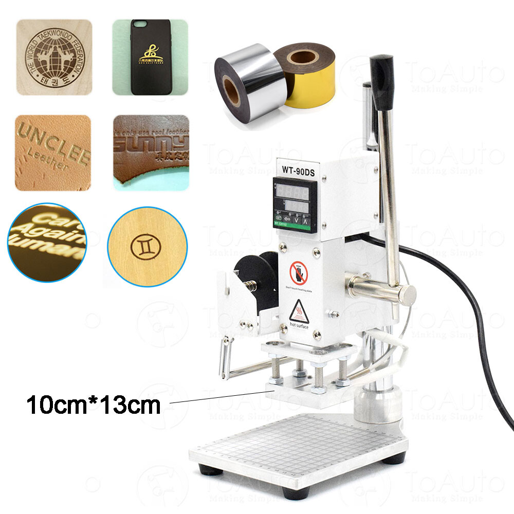ToAuto 10x13CM Upgraded Digital Hot Foil Stamping Machine Leather PU ...