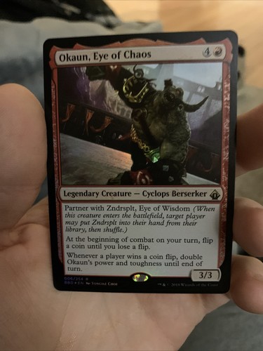 Okaun, Eye of Chaos Battlebond Foil for sale online | eBay