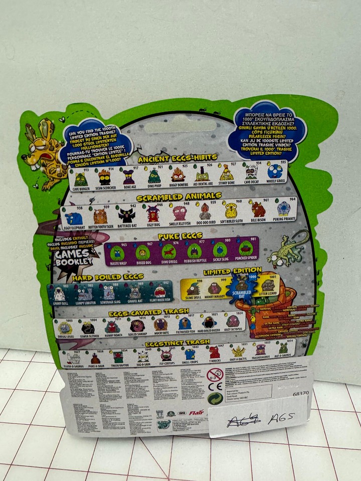 Trash Packs Series 6 Rotten Eggs 5 Trashies Figures New Pictured #A65 ...