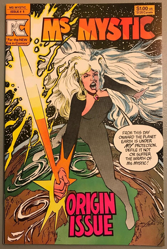 Ms Mystic #1 By Neal Adams Mike Nasser Origin Issue Groo Pacific Comics ...